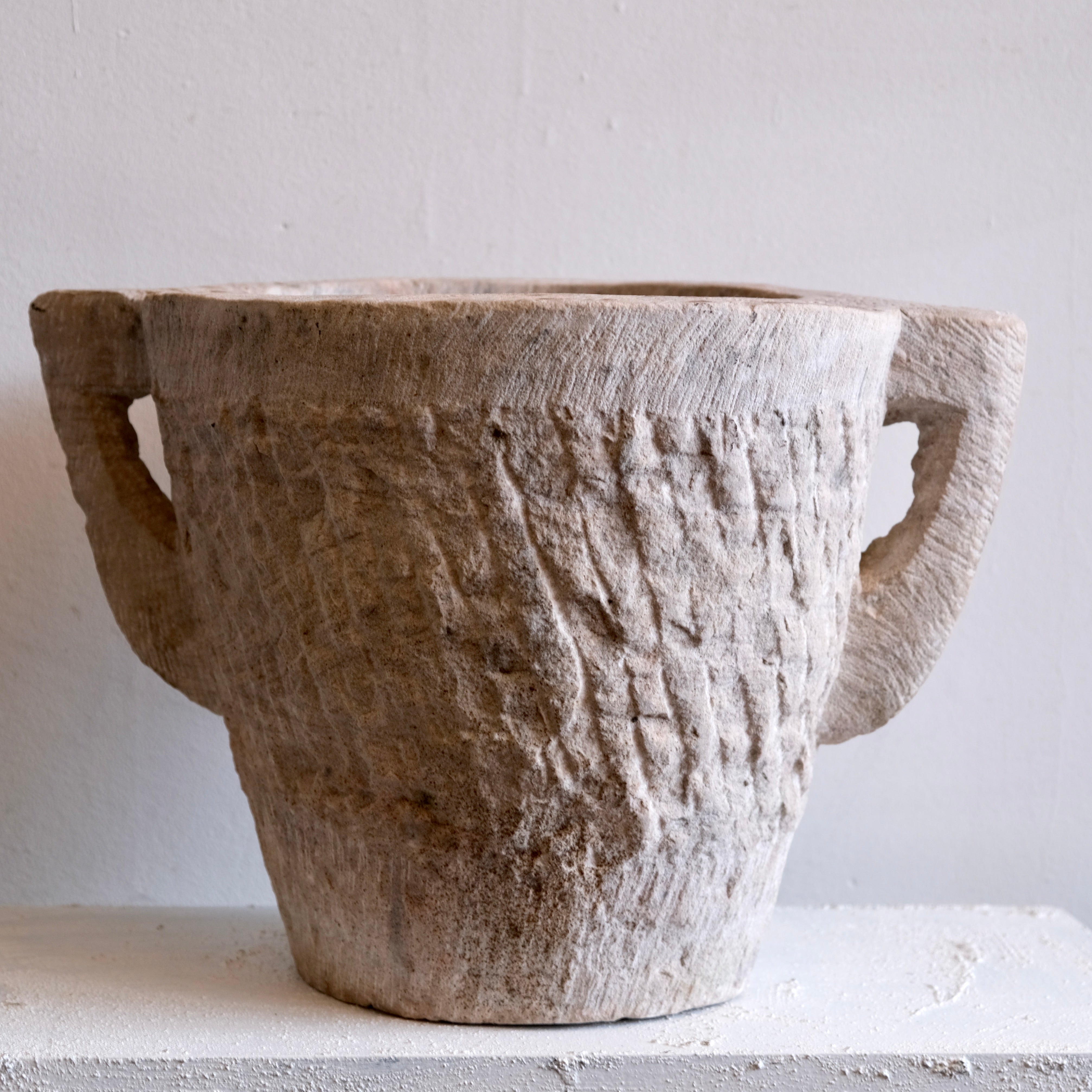 Carved Stone Pots - COLLECT ONLY – LivedIn Coogee